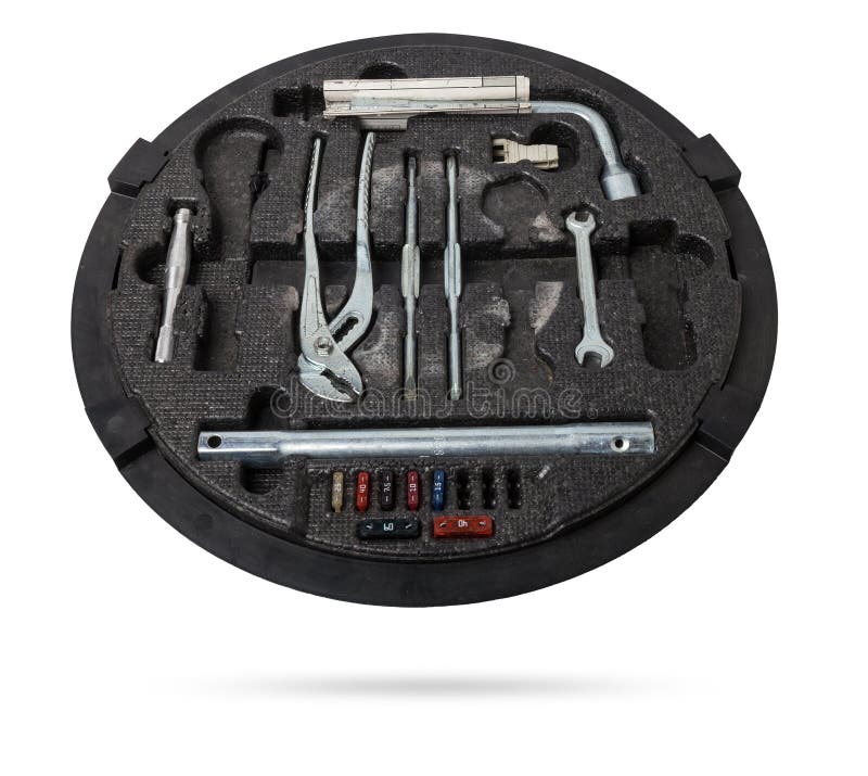 Car on Board Instrument Tool for Self Repair Stock Photo - Image of ...