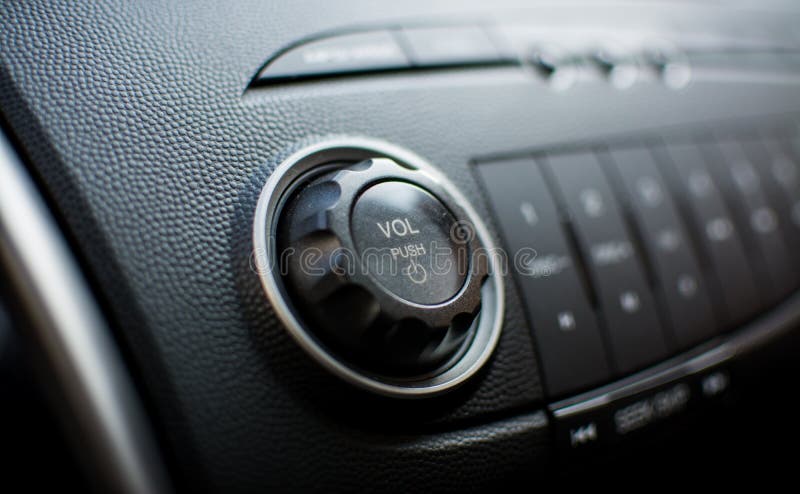 Car Board Volume Button stock photo. Image of player - 37912282