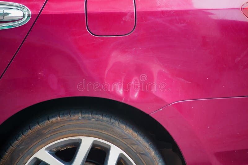 Car body damaged stock image. Image of metal, damaged - 102733449