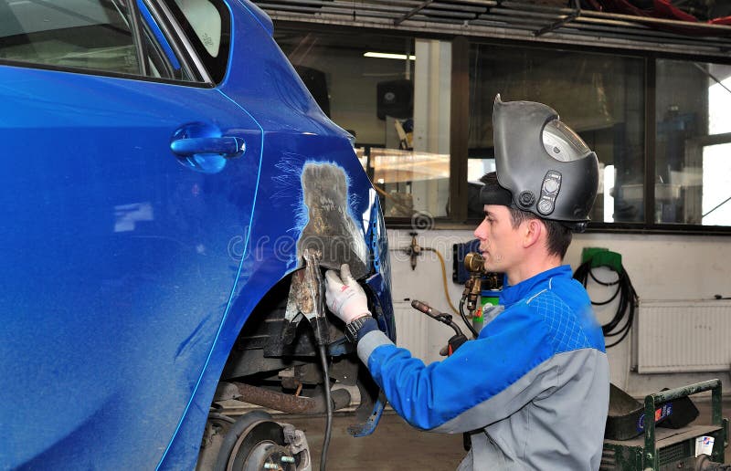 Car body work. stock photo. Image of service, mechanic - 23139626