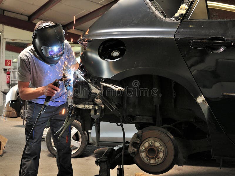 Car body work. stock photo. Image of machinery, industrial - 23139266