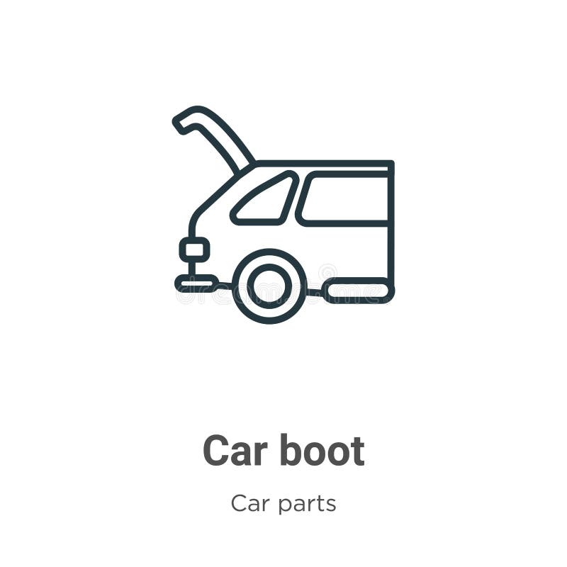 Boot outline icon stock vector. Illustration of footwear - 82836022