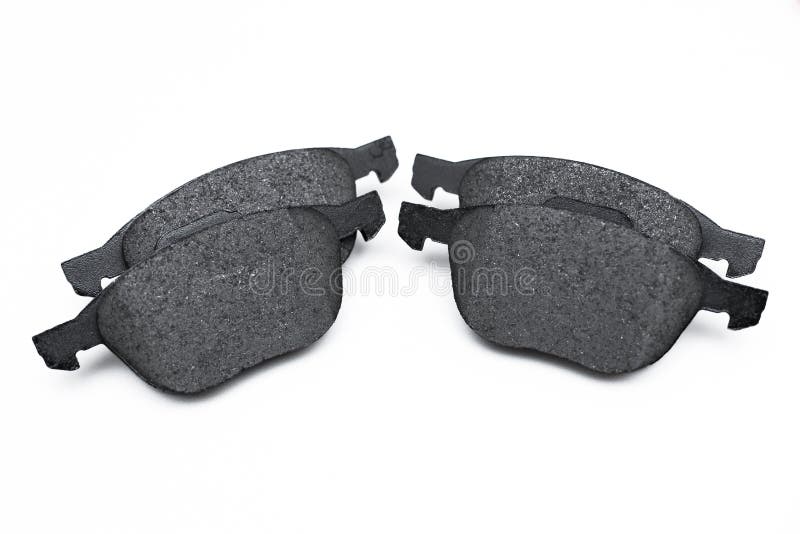 Car Brake Pad. Set of Brake Pad, Maintenance Spares for Car Isolated on ...