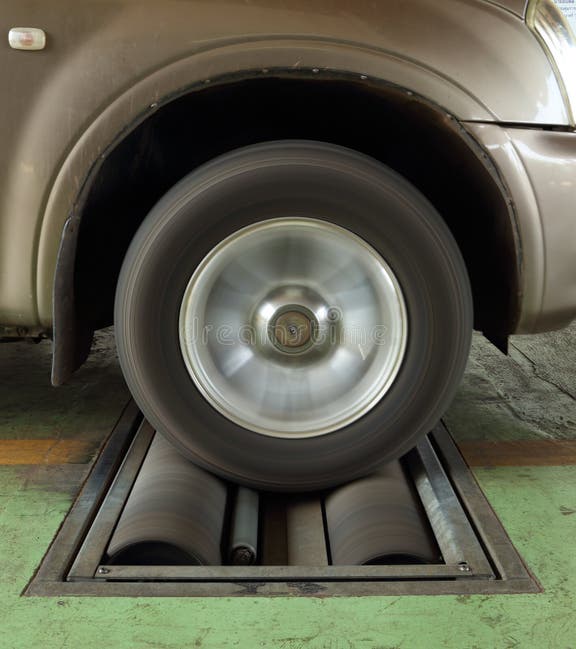 Car brake testing system stock image. Image of brake - 39988187