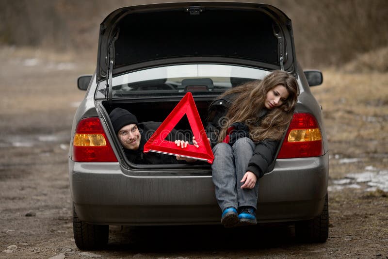 Car Breakdown stock photo. Image of young, adventure - 22312048