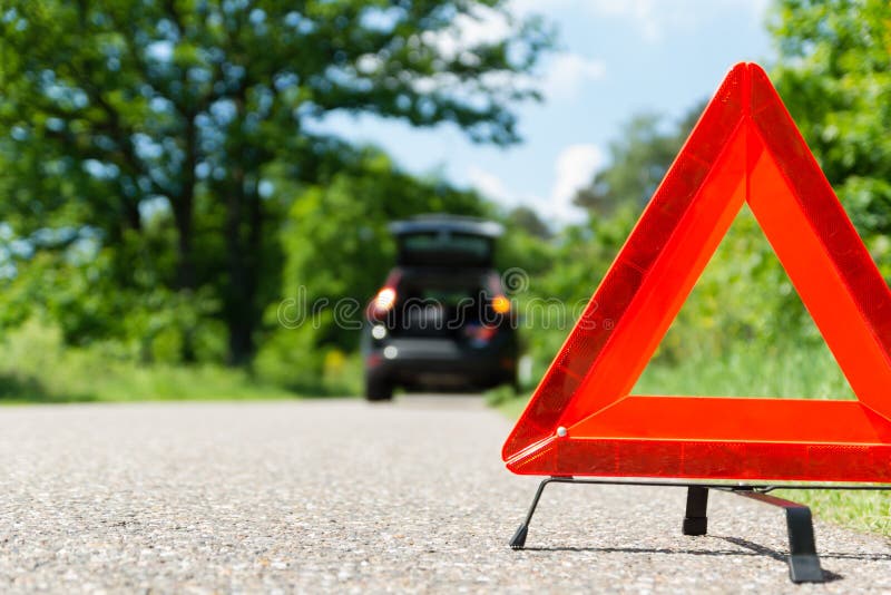 A car with a breakdown stock photo. Image of accident - 31457014