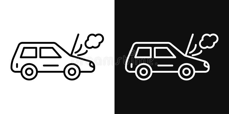 Car breakdown icon stock vector. Illustration of auto - 330451435