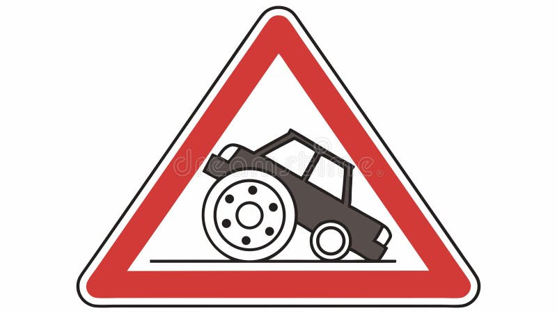 Car Breakdown Warning Sign, Vehicle Trouble and Roadside Assistance ...
