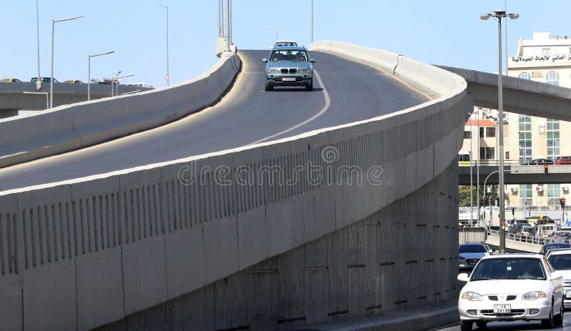 A car bridge editorial image. Image of wall, bridge - 286942725