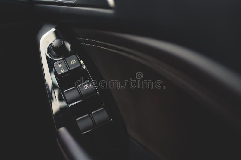 Car buttons interior stock image. Image of concept, metal - 182409611