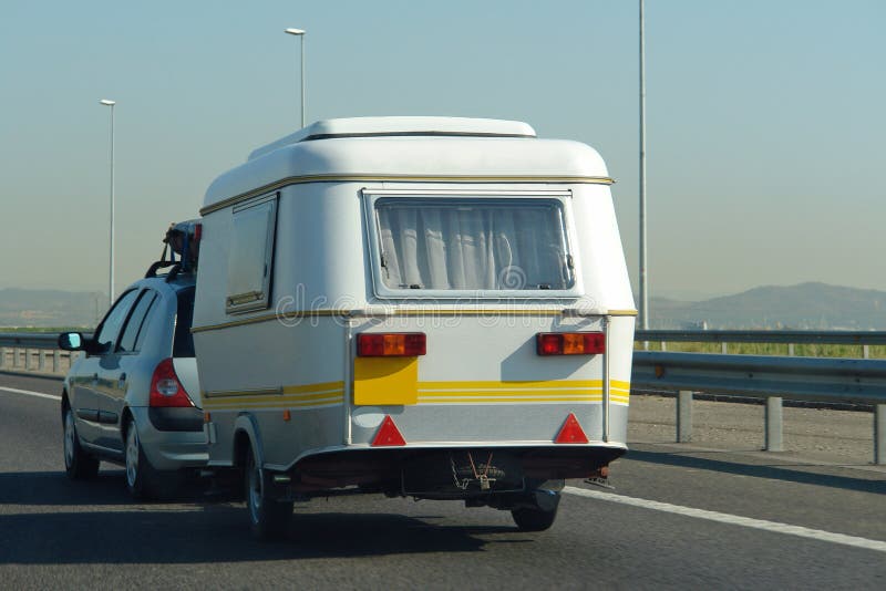 Car Caravan stock image. Image of traveling, transportation - 6098449