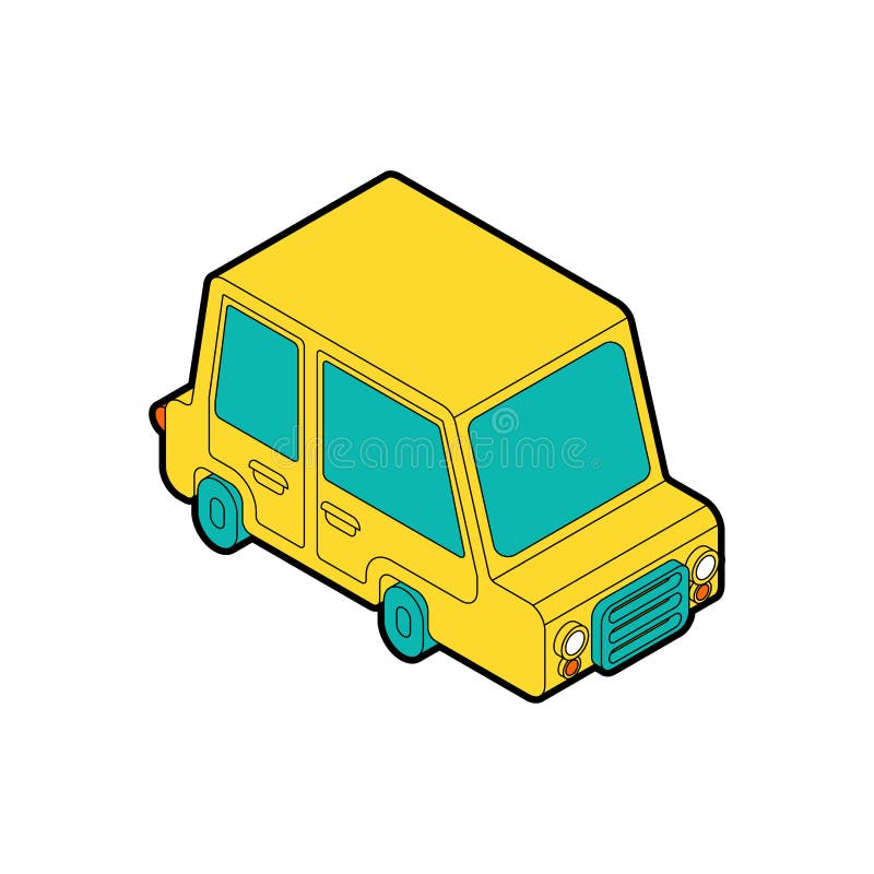 Car Cartoon Style. Auto Kids Style Stock Vector - Illustration of drive ...