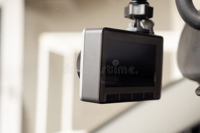 Car CCTV Camera Video Recorder for Driving Safety Stock Photo - Image ...