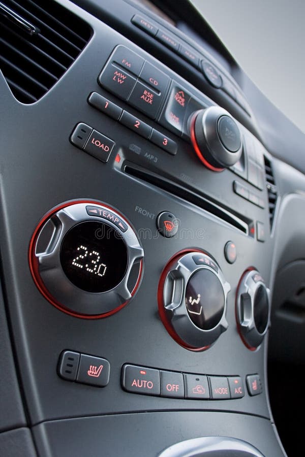 Car central panel editorial stock image. Image of radio - 5441339