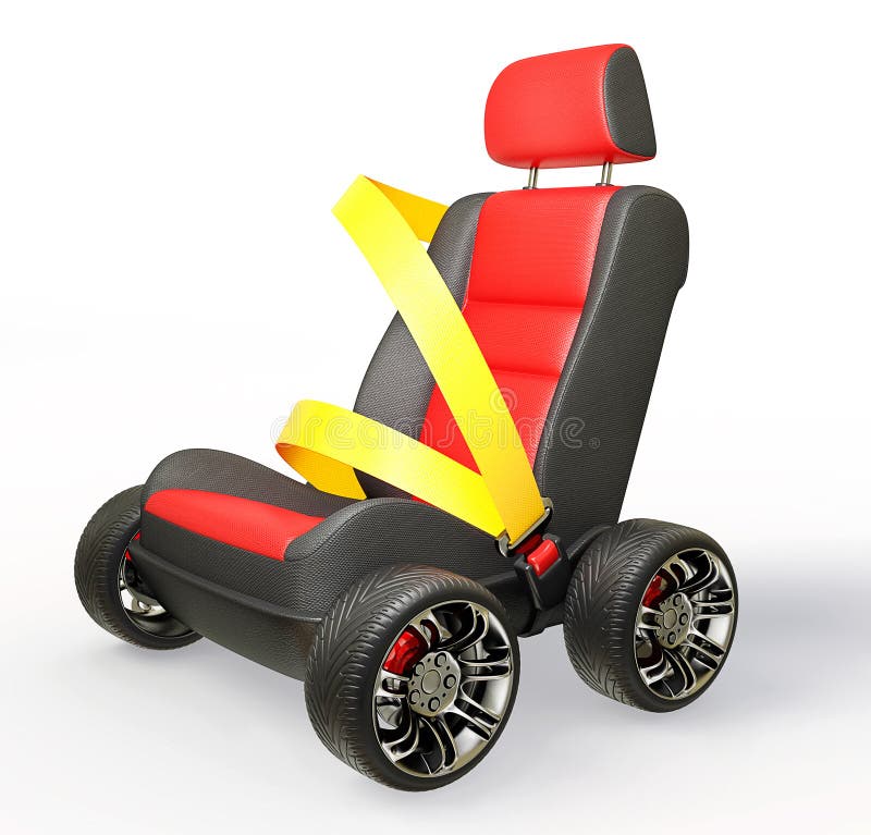 Car chair stock illustration. Illustration of seat, fabric - 25078472