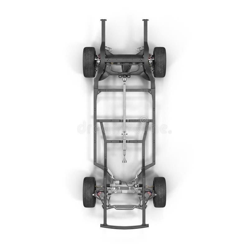 Car Chassis Isolated Icon. Simple Element Illustration From Car Parts ...