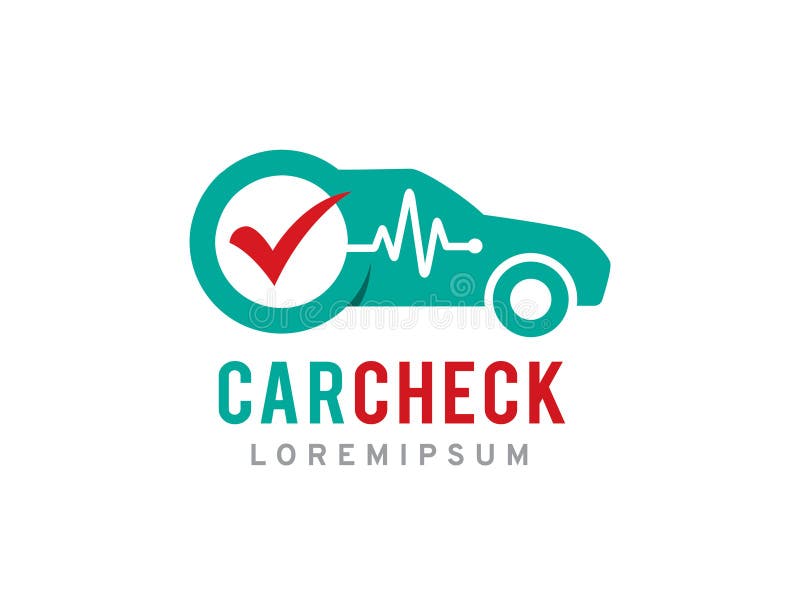 Car Check Logo Symbol or Icon Template Stock Vector - Illustration of ...