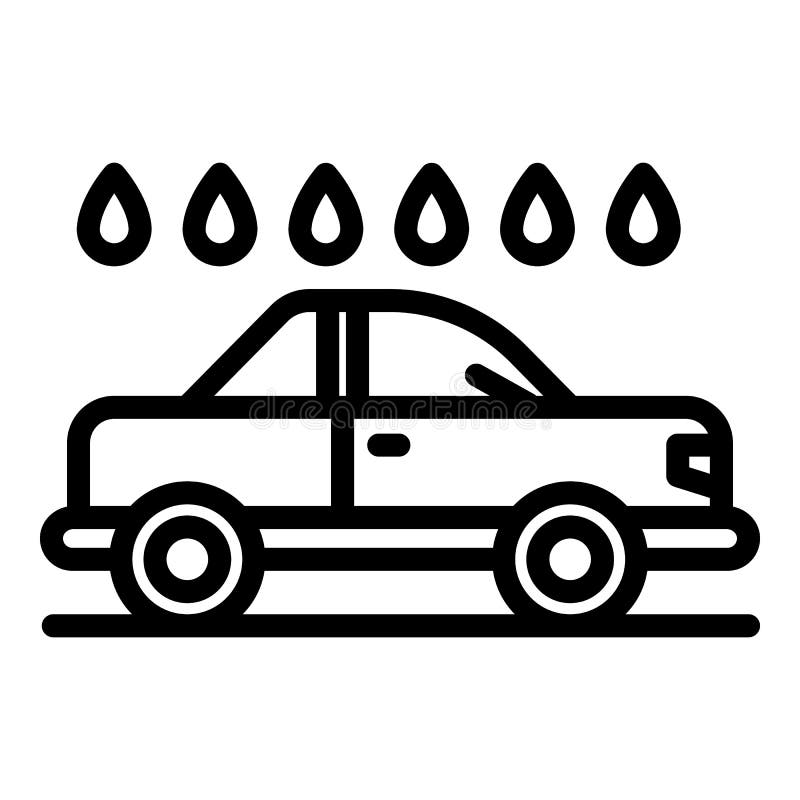 Car Clean Foam Icon Outline Vector. Tire Wash Stock Vector ...