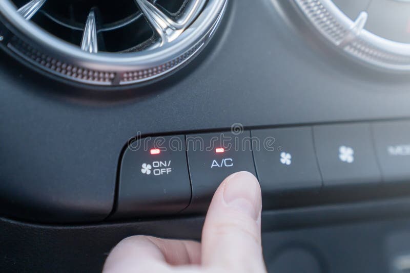 The Car Climate Control System Features Automatic Air Settings that ...