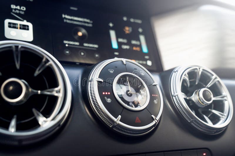 Heated Seats Ventilation Control Panel Car Stock Photos - Free ...