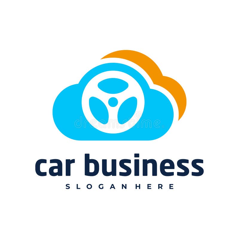 Car Cloud Logo Vector Template, Creative Car Logo Design Concepts Stock ...