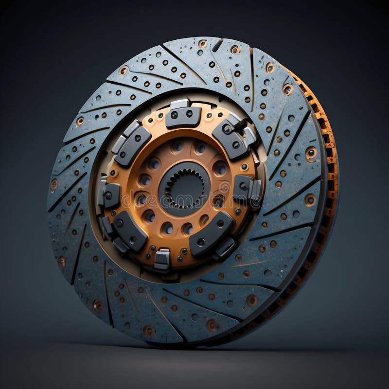 Car Clutch Disc. Generative AI Stock Illustration - Illustration of ...