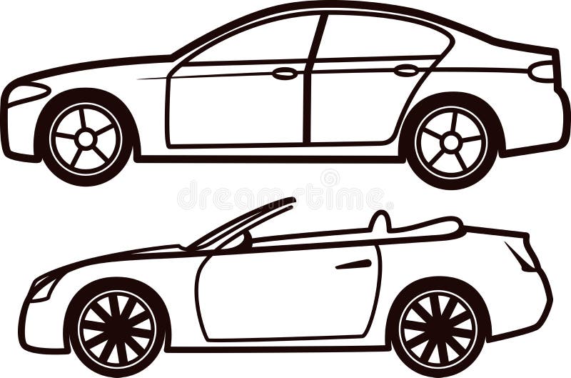 Car collection stock illustration. Illustration of graphic - 20497452