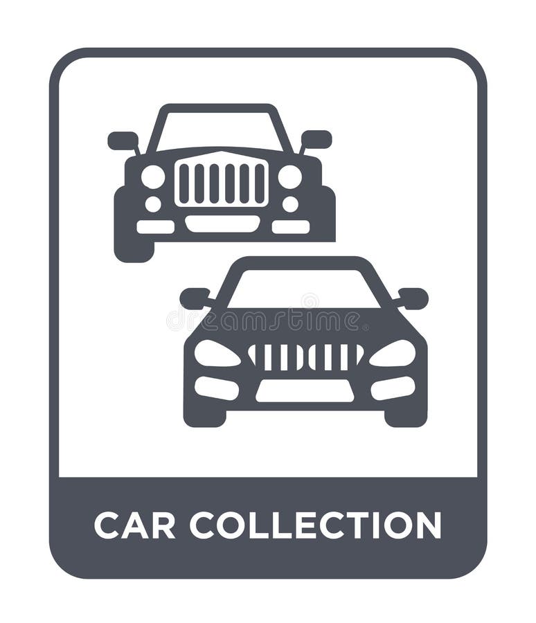 Car Collection Icon in Trendy Design Style. Car Collection Icon ...