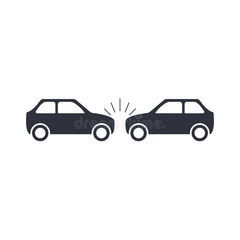 Car collision. crash icon stock vector. Illustration of abstract ... Car collision. crash icon stock vector. Illustration of abstract ...