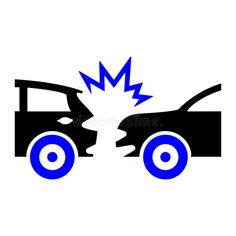 Car Collision Icon stock vector. Illustration of icon - 295795108