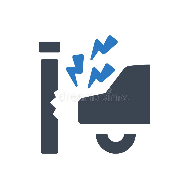 Car collision icon stock vector. Illustration of icon - 254772267