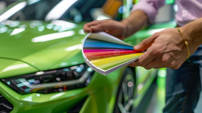The Car Color Palette. AI Generated Stock Photo - Image of ...