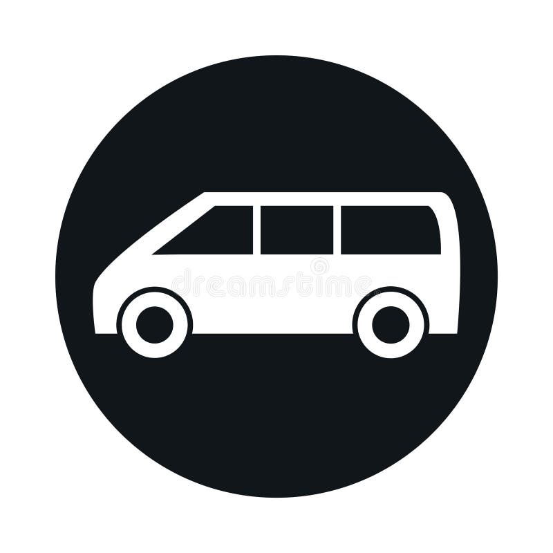 Car Compact Cuv Model Transport Vehicle Block and Flat Style Icon ...