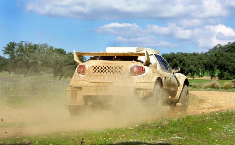 Car In Competition In Rally Picture. Image: 4463345