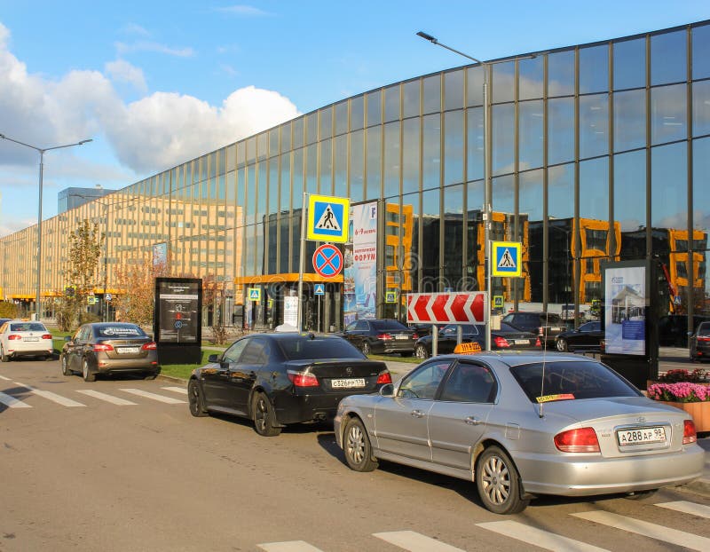Car at the Complex ExpoForum Editorial Stock Photo - Image of build ...