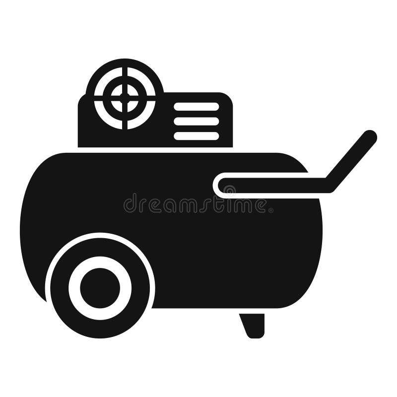 Car Compressor Icon Simple Vector. Air Machine Stock Vector ...