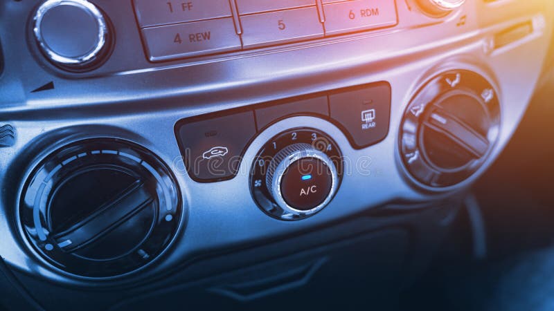 Car Conditioning. Vehicle Vent Interior for Cold Automobile Cool. Auto ...
