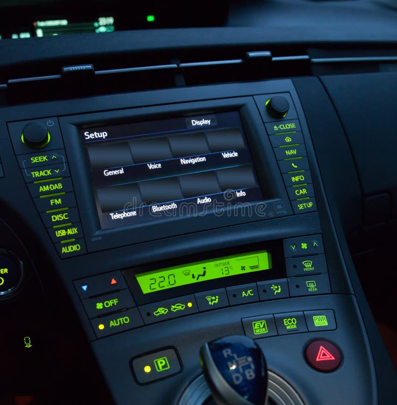 Car control buttons stock photo. Image of cockpit, information - 31505738