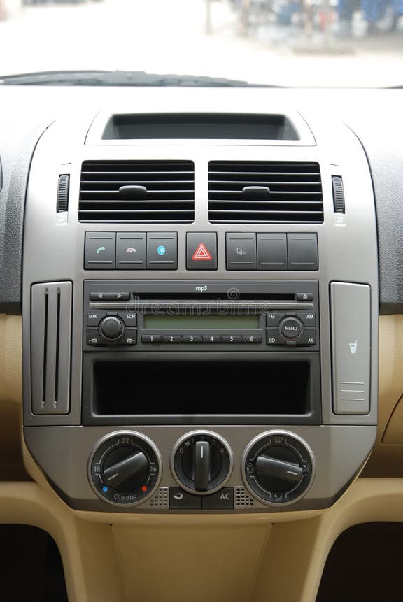 Car control panel stock image. Image of adjusting, display - 14525959