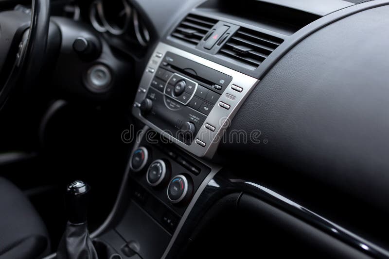 Car control panel stock image. Image of digital, interior - 245223249