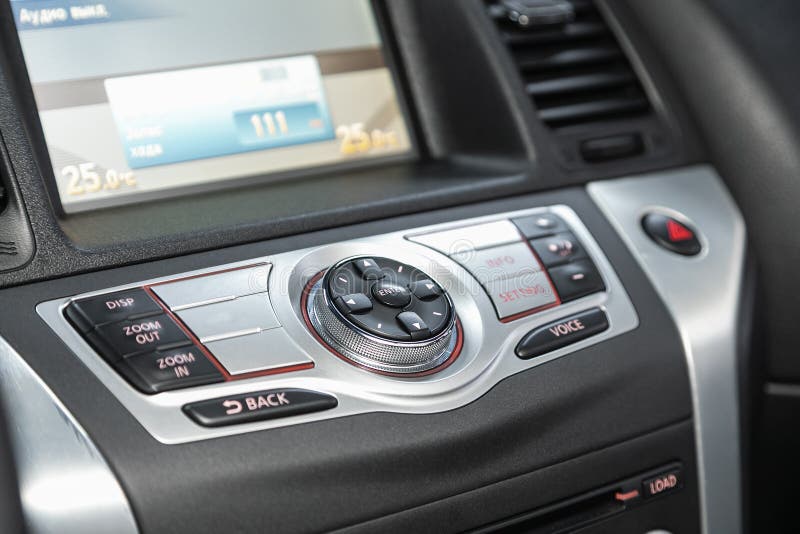 Car control panel stock image. Image of conditioner - 238665019