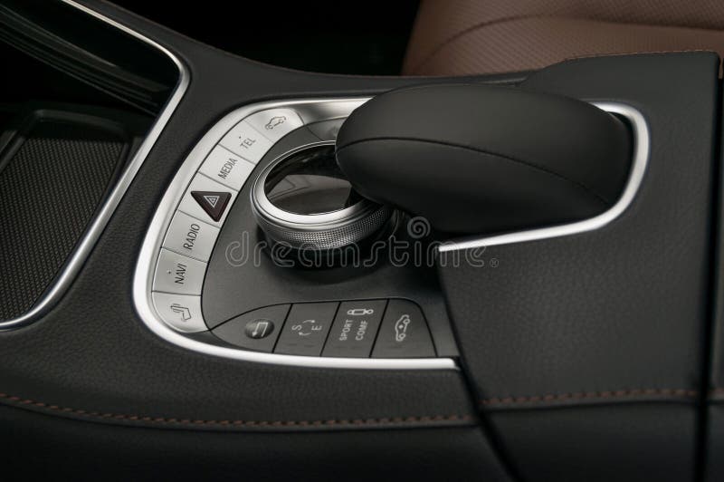 Car control panel. stock image. Image of frontal, luxury - 65765481