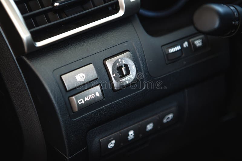 Car Control Panel Close Up, Dashboard Stock Image - Image of vehicle ...