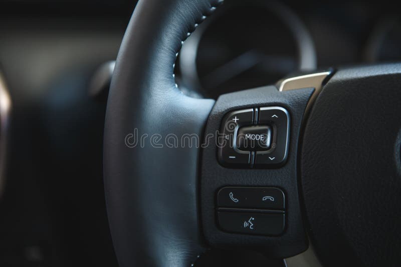 Car Control Panel Close Up, Dashboard Stock Photo - Image of horizontal ...