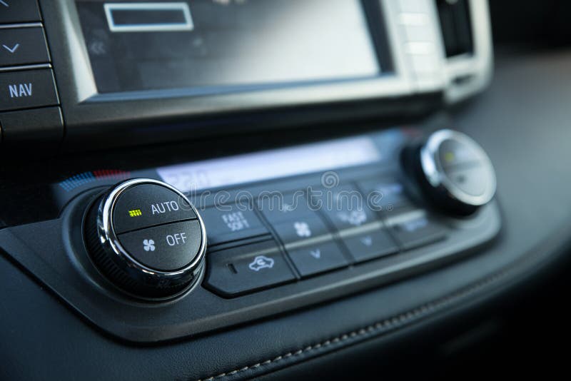 Car Control Panel stock image. Image of dashboard, automatic - 46582345