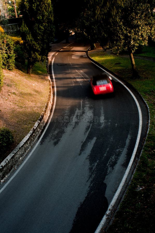 Cornering car stock image. Image of scope, model, racing - 28851027
