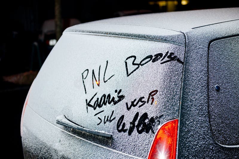 Car Covered with Snow Kids Drawing Stock Photo - Image of nature ...