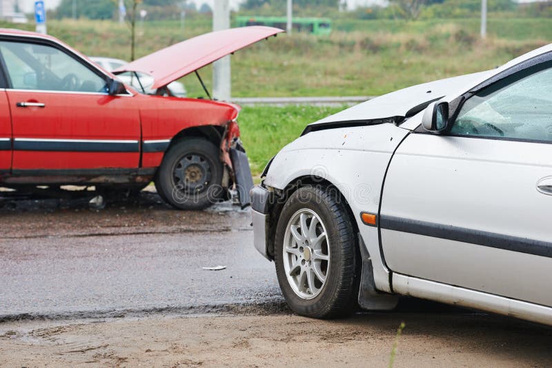 Car crash collision stock image. Image of street, damage - 45214211