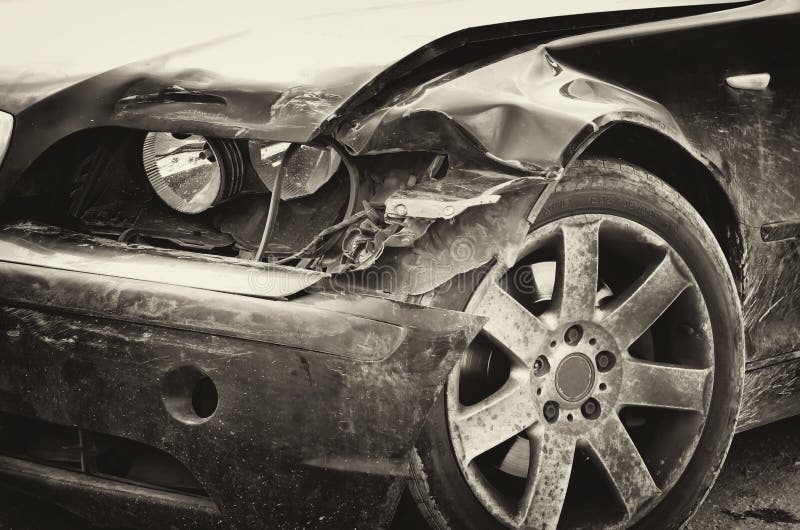 Car crash composition. stock photo. Image of broken, failure - 91084952