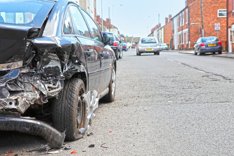 Crash car damage stock photo. Image of drives, corner - 40091572